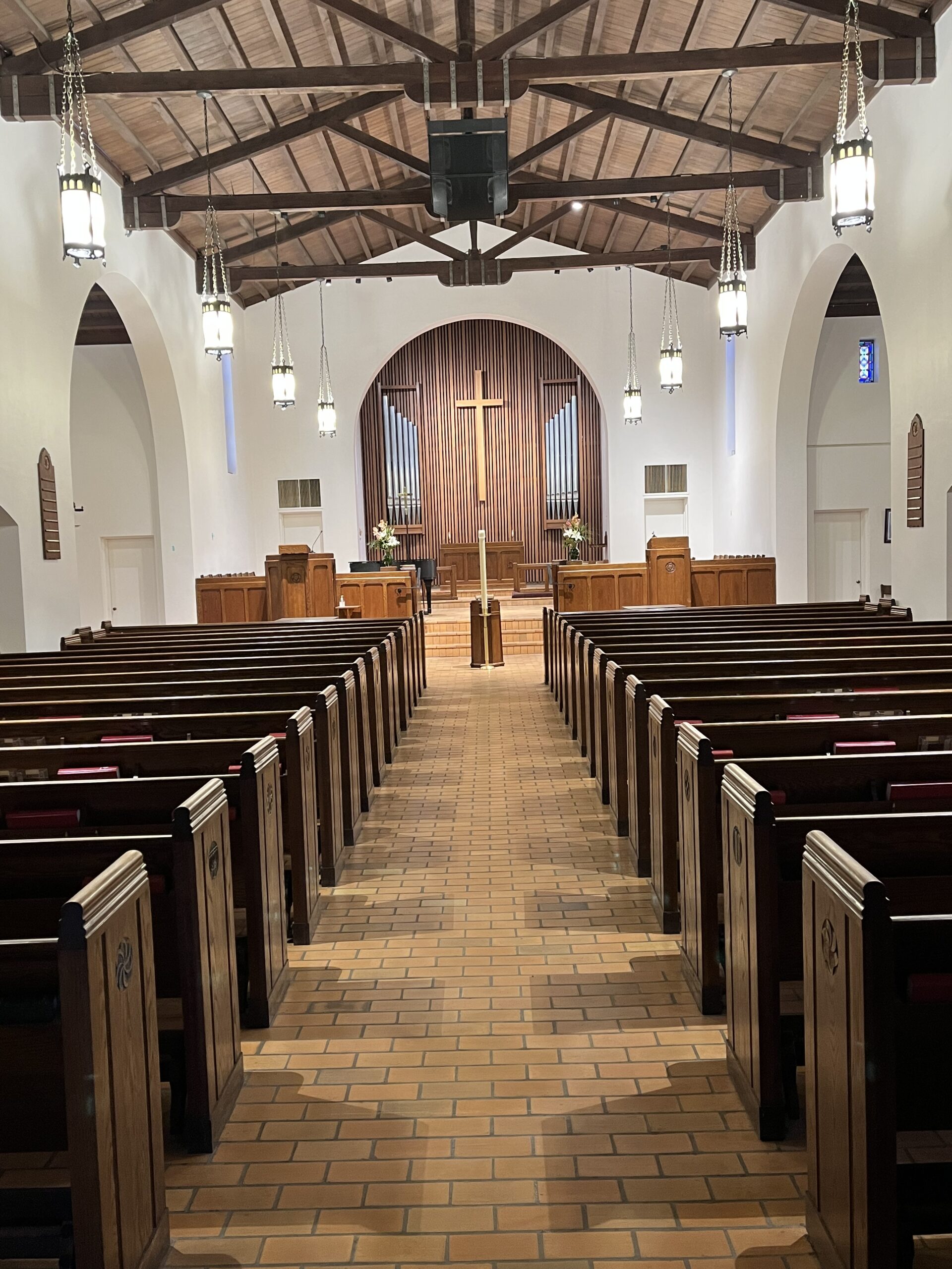 repainted nave FELC 2022 | First English Lutheran Church | Austin, Texas